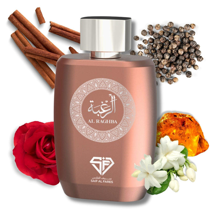 AQUA DE PARFUM AL RAGHBA 100ML – SAIF AL FARES PERFUMES